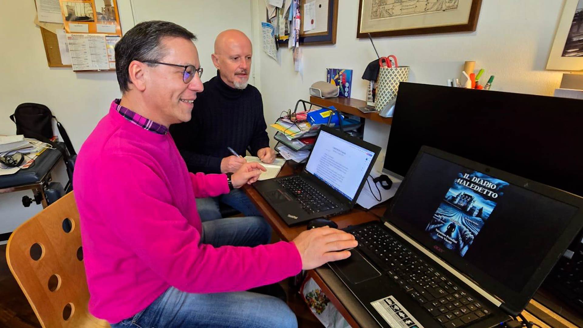 "Il diario maledetto" il thriller scritto da Valentino Prandini e Lucio ...